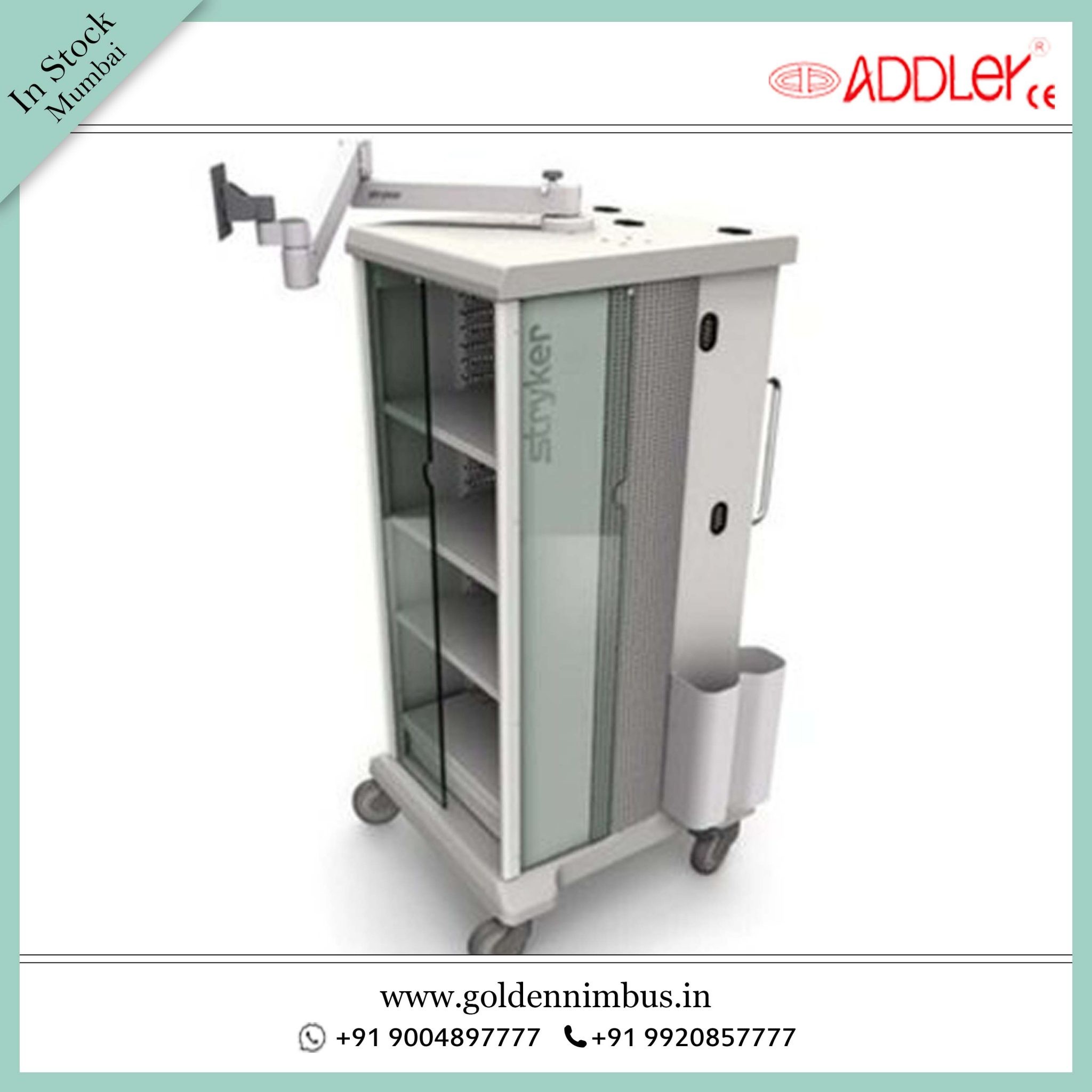 Stryker Endoscopy Trolley Cart